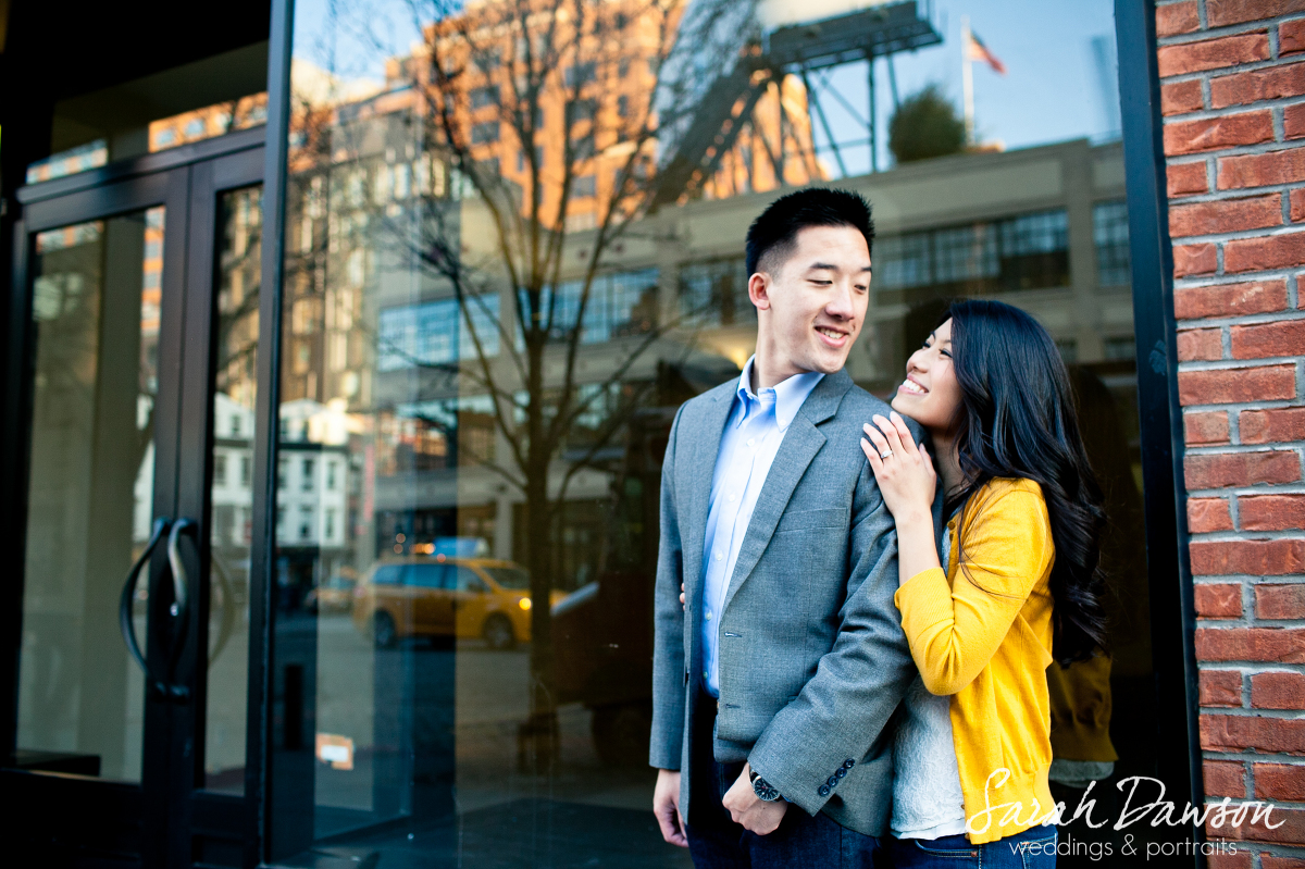 Ching & Andrew { engaged } New York City Engagement Session - Sarah ...